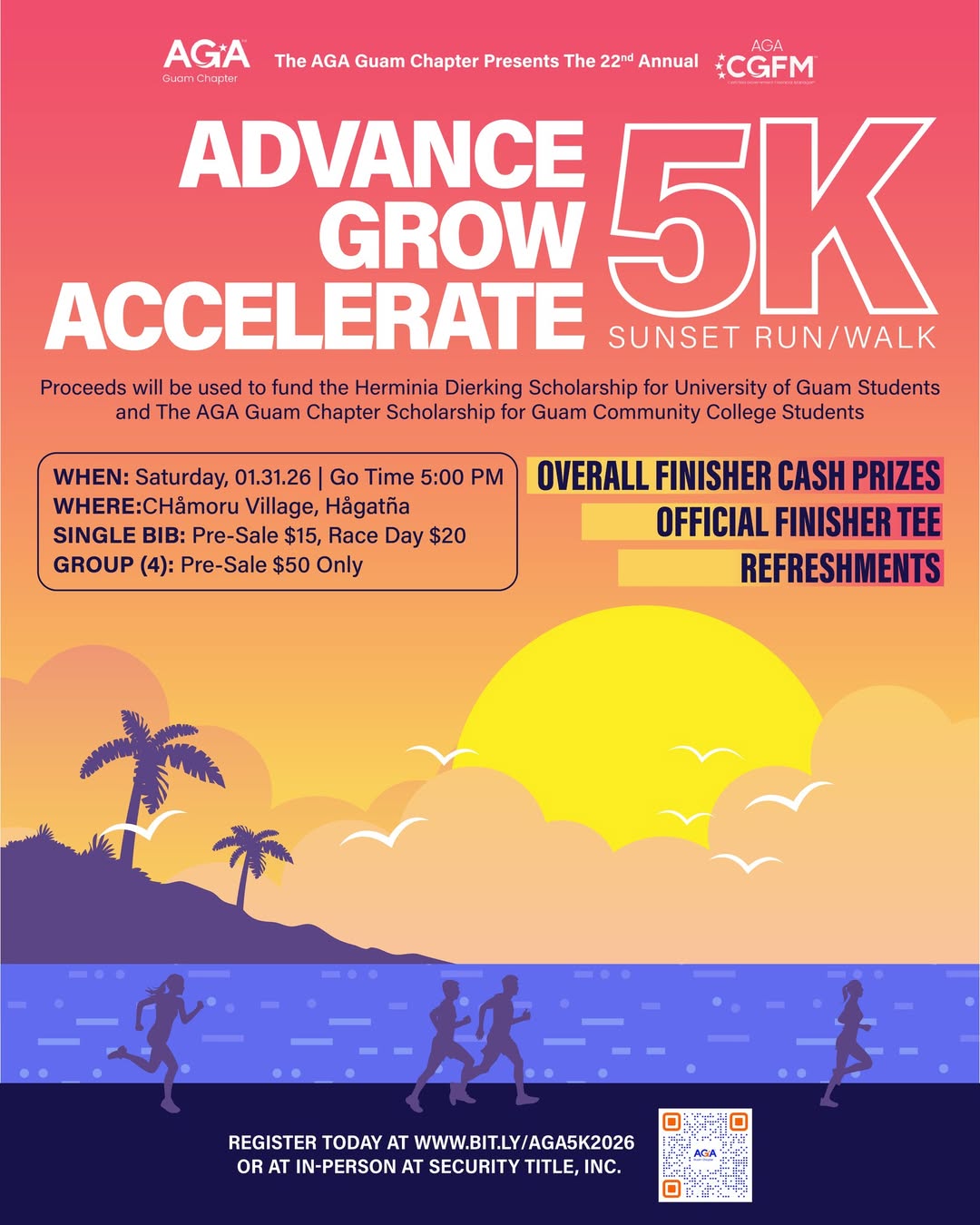 Advance Grow Accelerate 5K Sunset Run/Walk - The Guam Guide ...